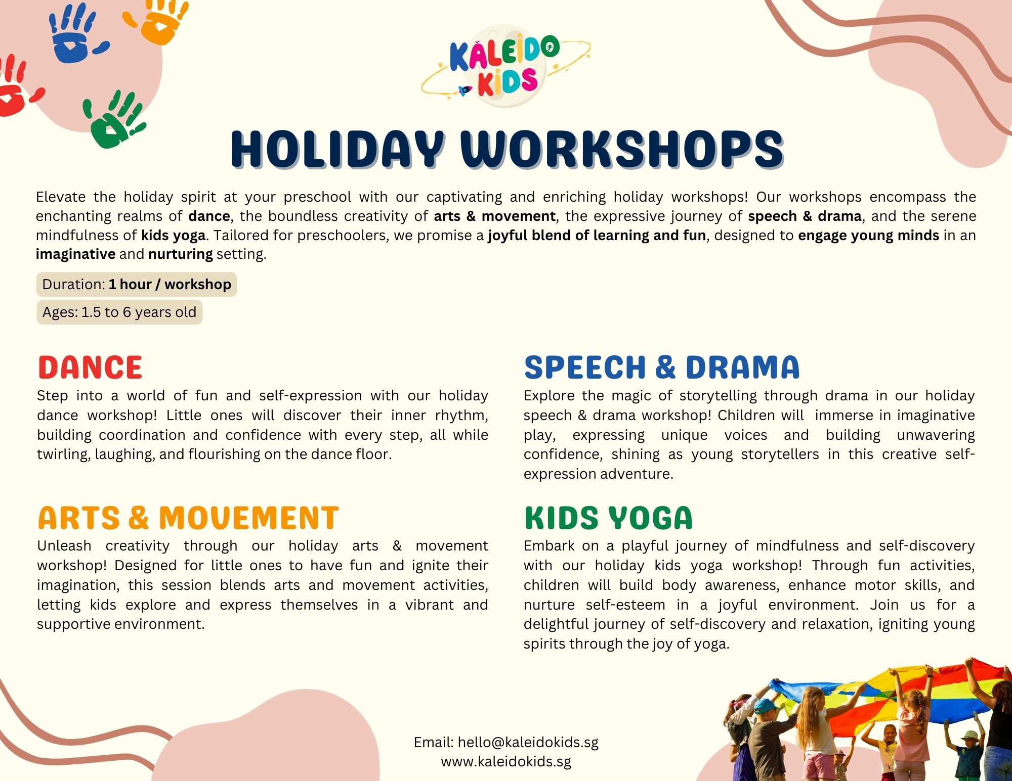 Holiday Workshops - Kaleido Kids